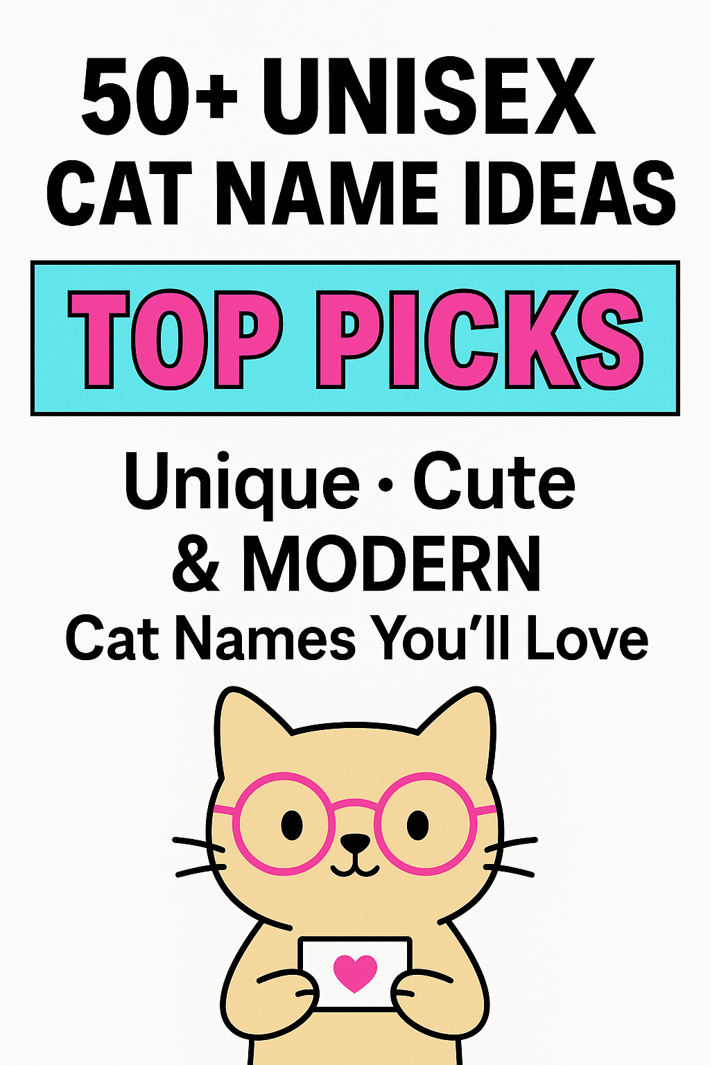 50+ UNISEX CAT NAME IDEAS