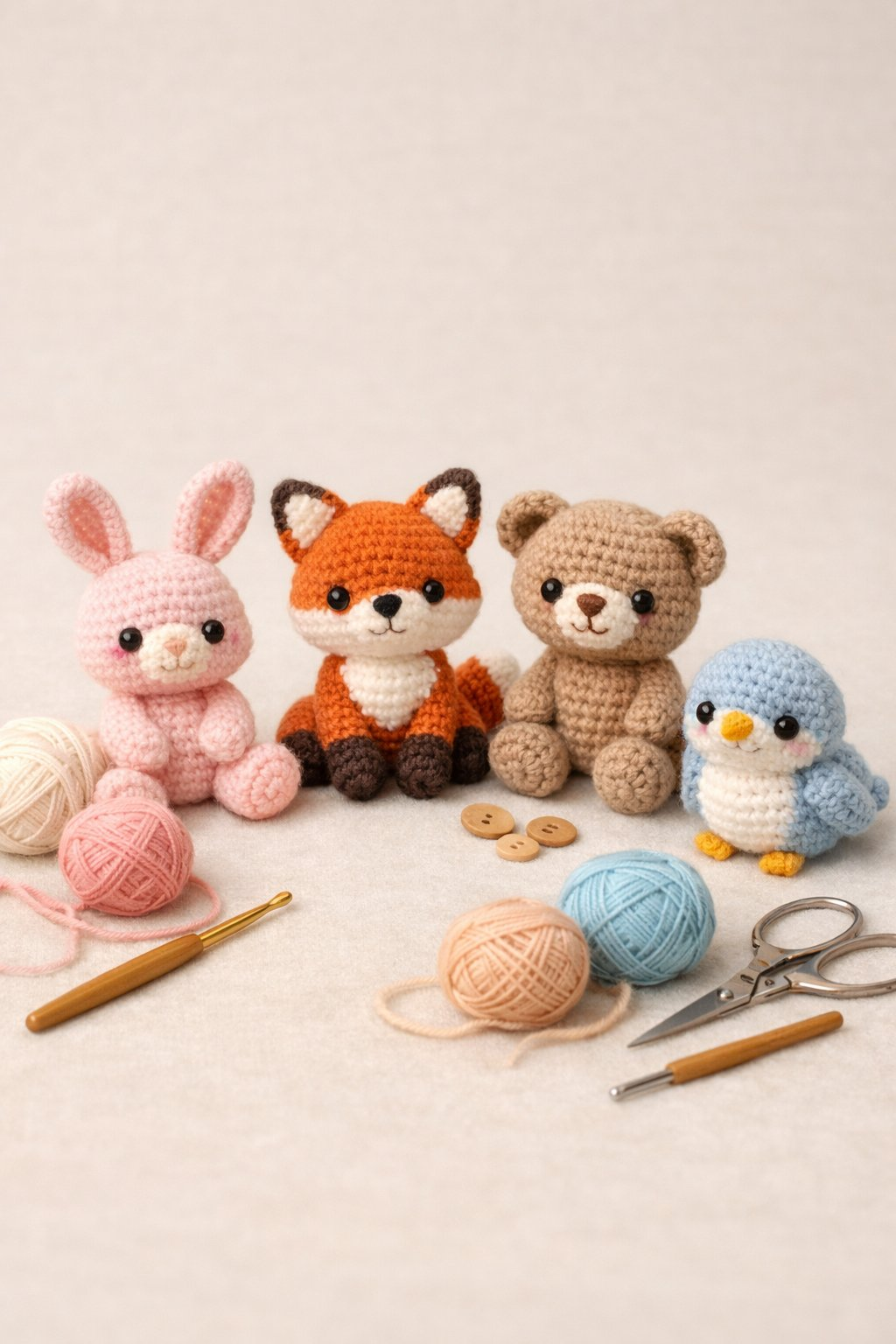 Miniature Crochet Animals Free Patterns: 5 Detailed Designs For ...