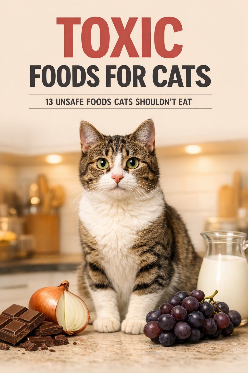 Toxic Foods For Cats – 13 Unsafe Foods Cats Shouldn’t Eat