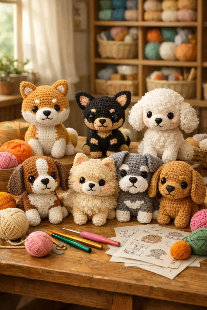 Amigurumi Crochet Dog Free Patterns: 6 Easy Designs To Make