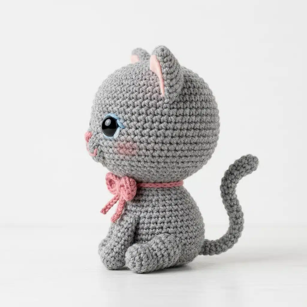 Cute Cat Amigurumi Crochet Pattern FREE