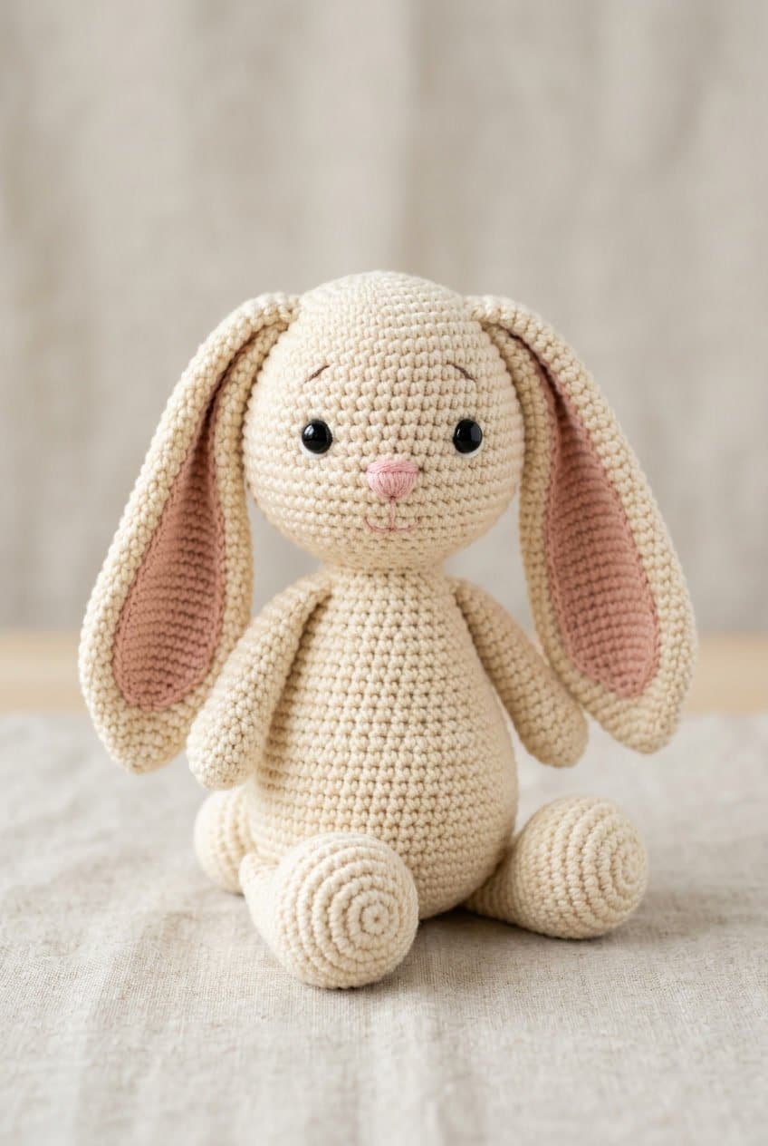 Long Eared Bunny Crochet Pattern Free That Looks Absolutely Adorable