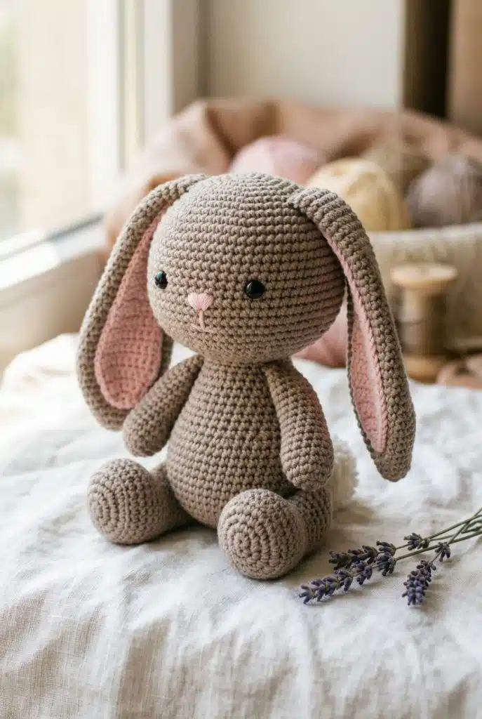 Long Eared Bunny Crochet Pattern Free That Looks Absolutely Adorable