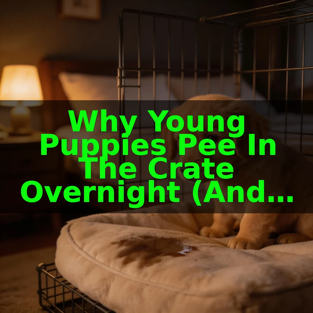 Why Young Puppies Pee In The Crate Overnight (And How To Stop It)