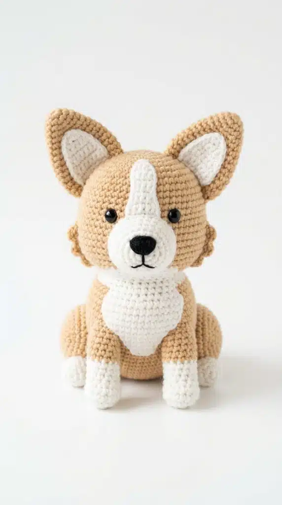 How To Crochet A Corgi's Fluffy Butt And Short Legs