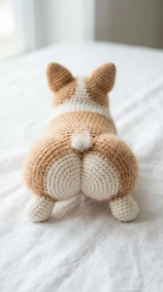 How To Crochet A Corgi's Fluffy Butt And Short Legs